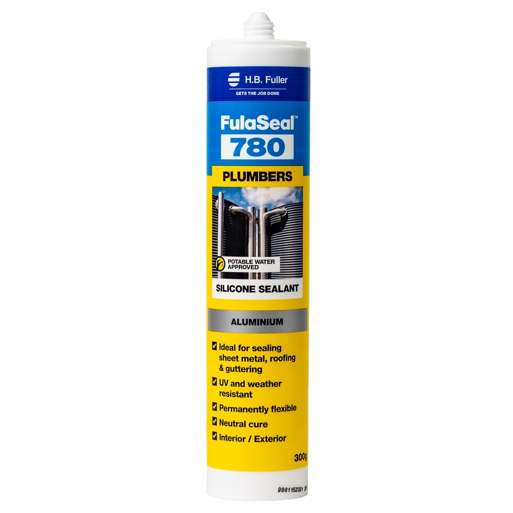 FulaSeal 780 Plumbers Roof & Gutter Silicone 300ml - Aluminium (Matches ...